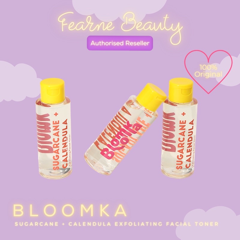 Jual BLOOMKA - Sugarcane + Calendula Exfoliating Toner | Shopee Indonesia