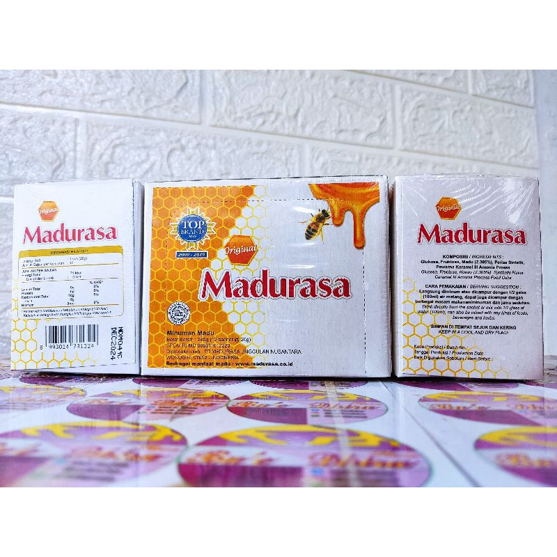 Jual MADURASA ORIGINAL / ORIGINAL MADURASA Sachet 1 Box isi 12 Sachet | Shopee Indonesia