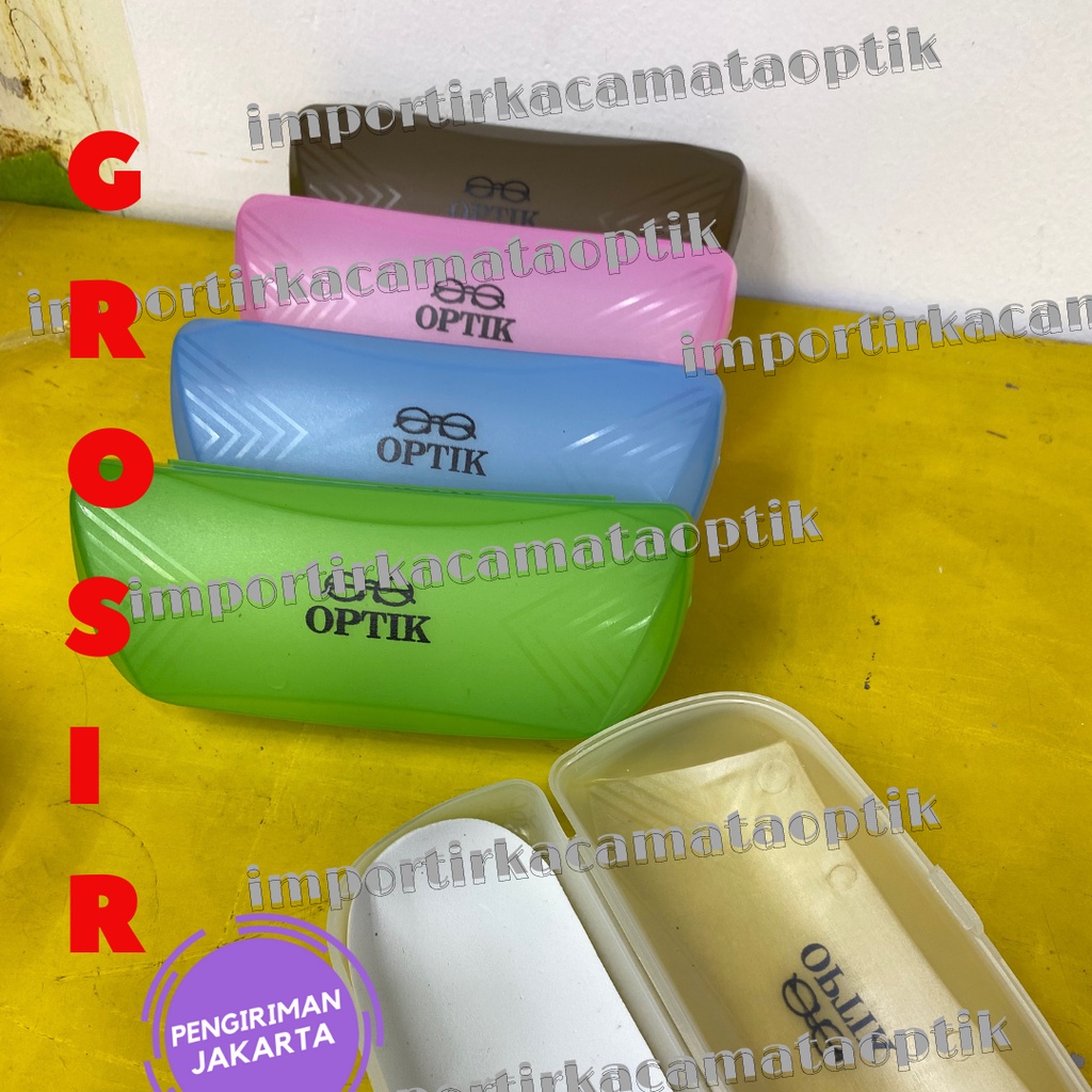 Jual GROSIR TEMPAT KACAMATA OPTIK BOX KACAMATA PLASTIK TRANSPARAN ...