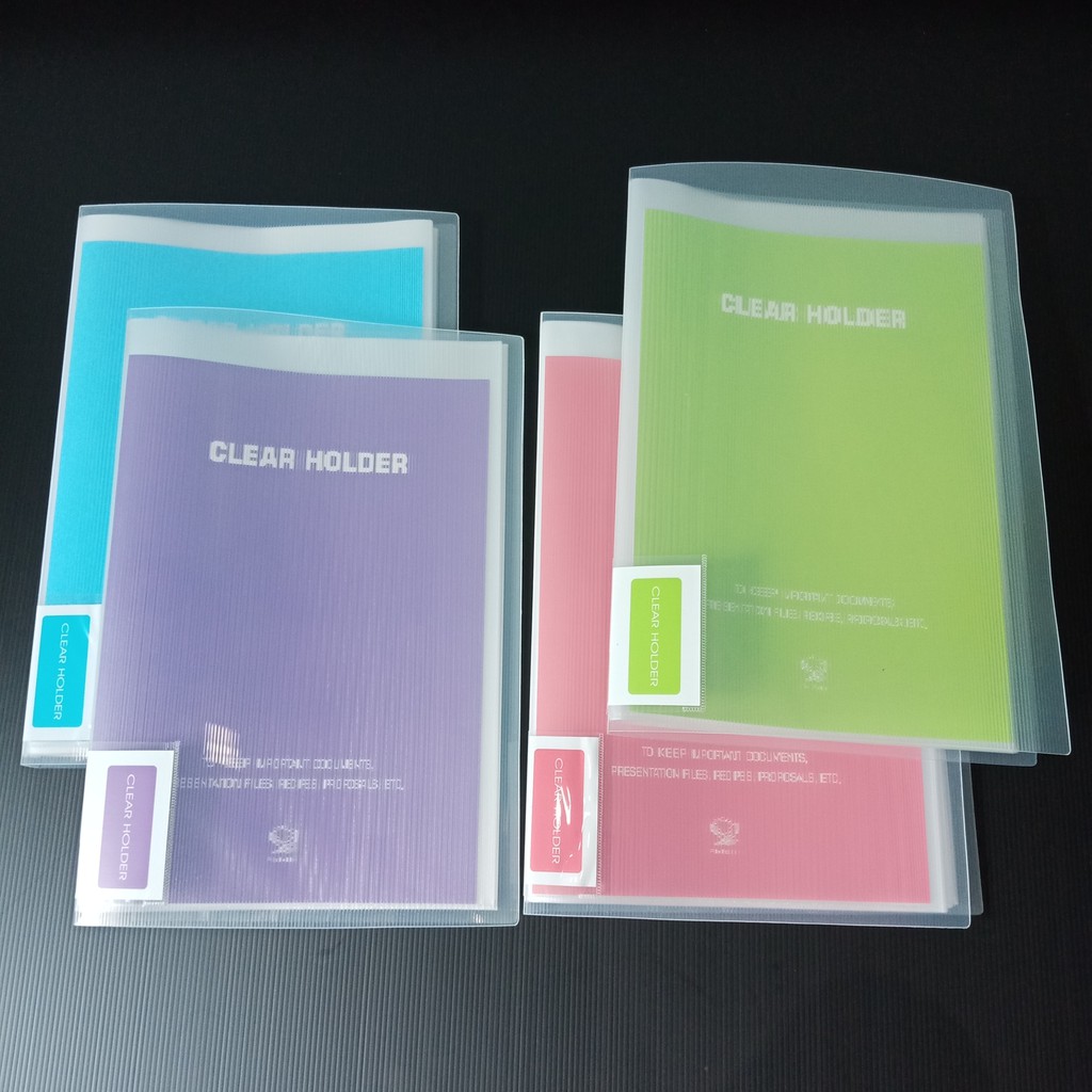Jual Clear Holder F4 isi 40 Pocket / Display Book F4 Isi 40 Pocket ...