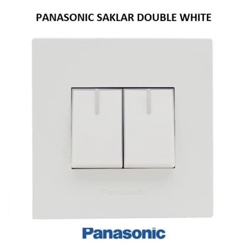 Jual PANASONIC SAKLAR DOUBLE WESJ78029 + MATA SAKLAR WESJ5931 (2 ...