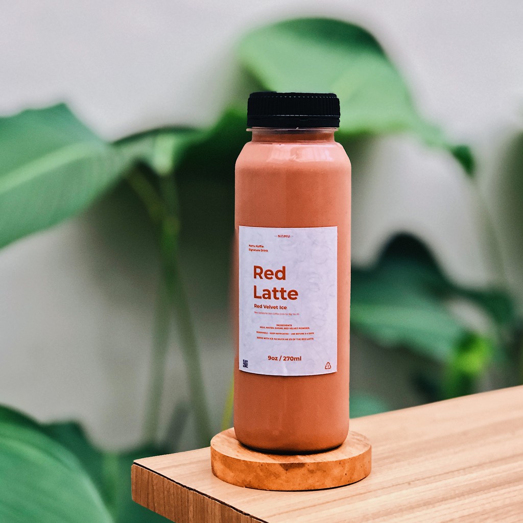 Jual Es Red Velvet Satu Liter | Red Velvet Ice 1000ml | RED LATTE 1 ...