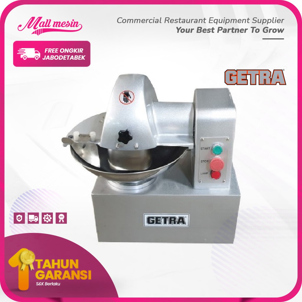 Jual Mesin Giling Bakso Bowl Cutter GETRA Semua Varian | Official ...