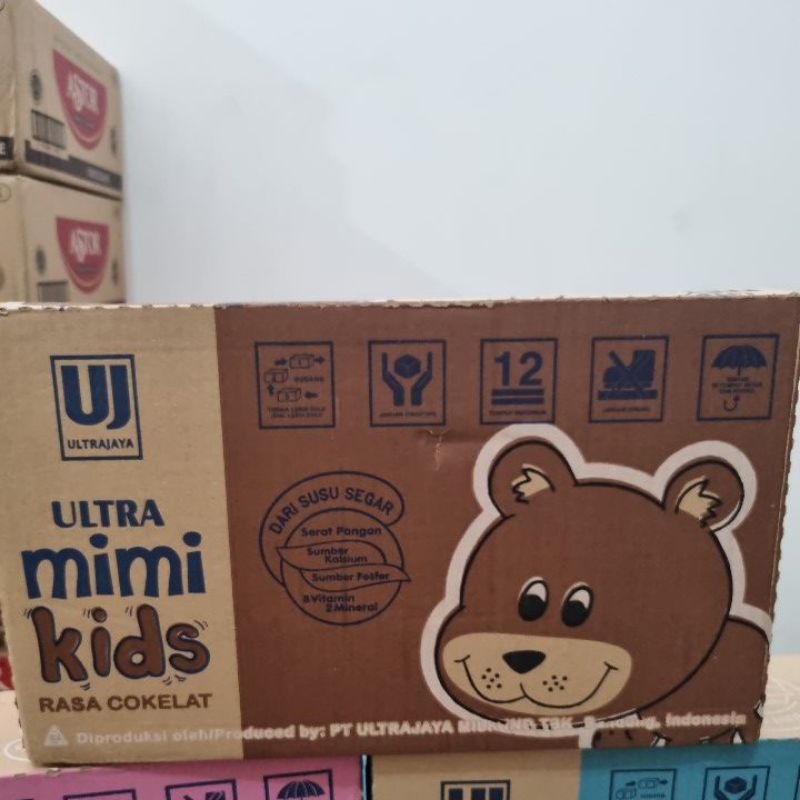 Jual susu ultra milk mimi Kids cokelat / full cream/ strawberry 125ml 1 dus isi 40 pcs | Shopee ...