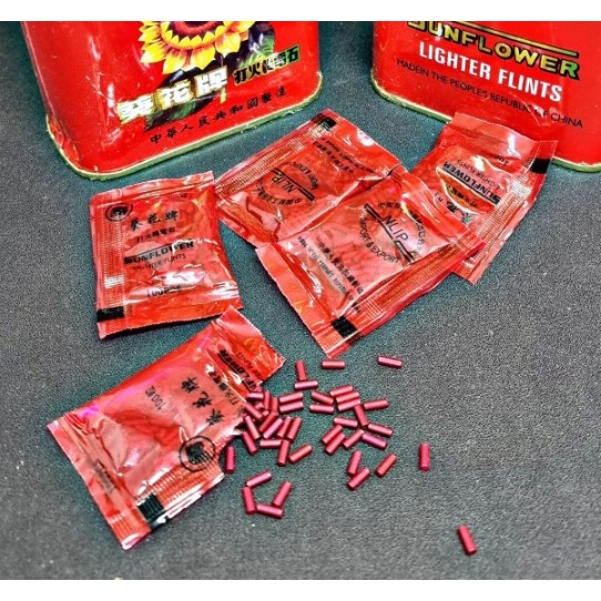 Jual batu korek api model tokai zippo zipo lighter flint isi 100pc ...