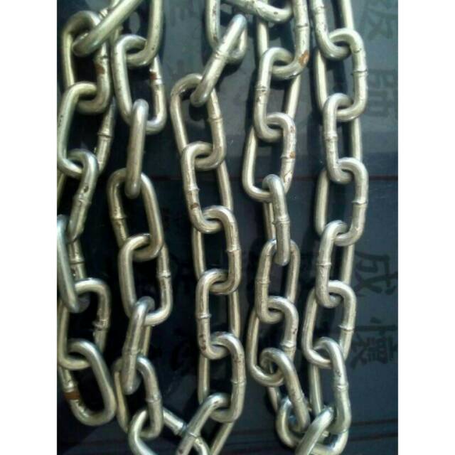 Jual Rantai kapal pagar rumah gerobak gembok harga permeter | Shopee ...