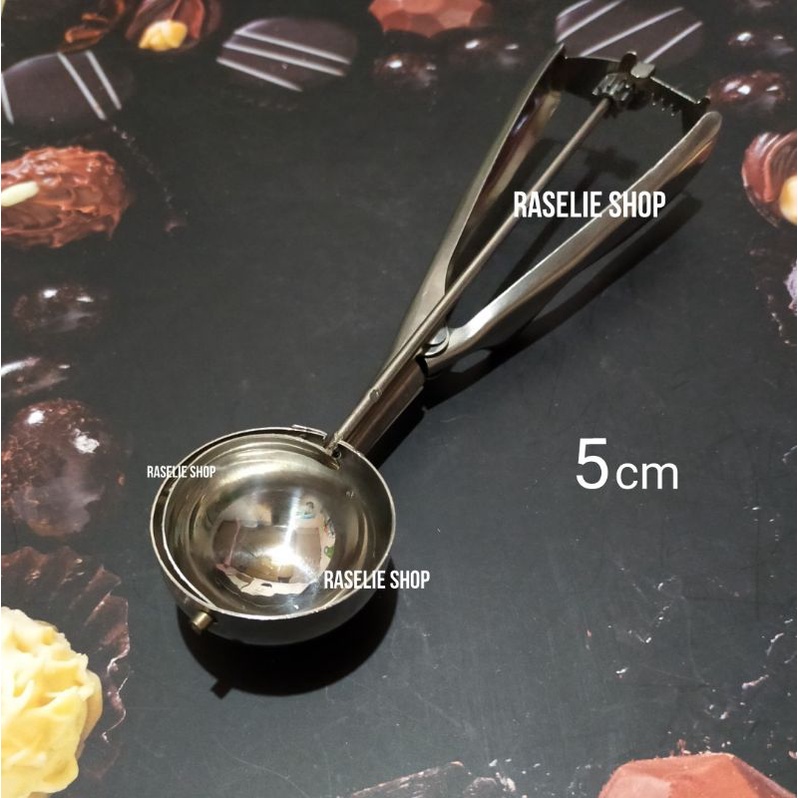 Jual Sekop Sendok Es Krim Sedang - Ice Cream Scoop 5cm | Shopee Indonesia