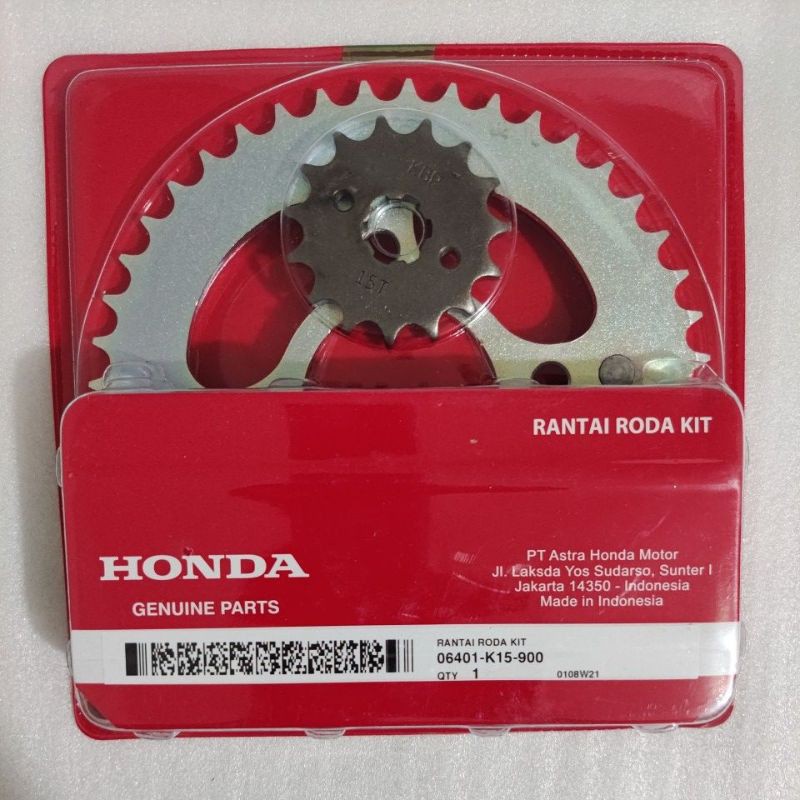 Jual Gear Gir set chain kit Honda CB 150R lama Non Led Ori 06401-K15 ...