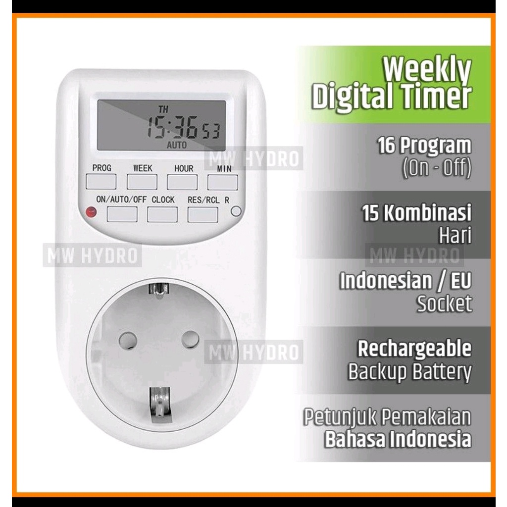 Jual Stop Kontak Timer Colok Gedung Walet Suara Rumah Jam Pemantau ...