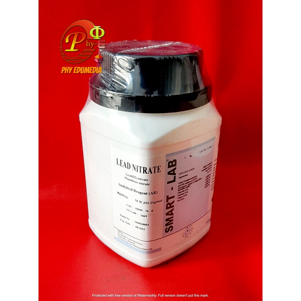 Jual Timbal Nitrat / Lead Nitrate / Pb(NO3)2 / PbNO3 Analis SMARTLAB ...