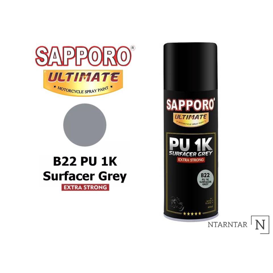 Jual Sapporo Ultimate B22 1K Surfacer Grey / Sapporo ultimate / Cat ...