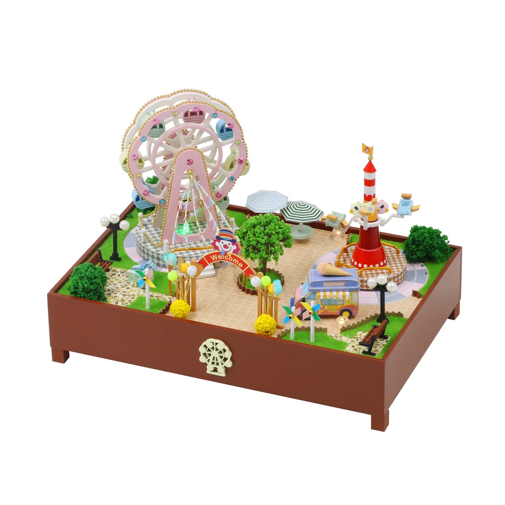 Jual DIY RAKIT MINIATURE MINIATUR DOLLHOUSE RUMAH BONEKA WOODEN PUZZLE ...