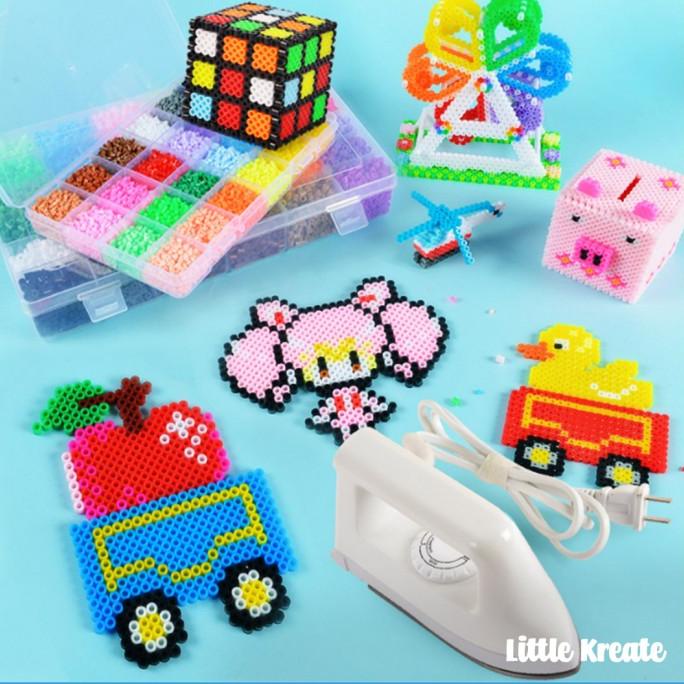 Jual Mainan Edukasi Kerajinan Tangan - Perler / Hama Beads Set | Shopee ...
