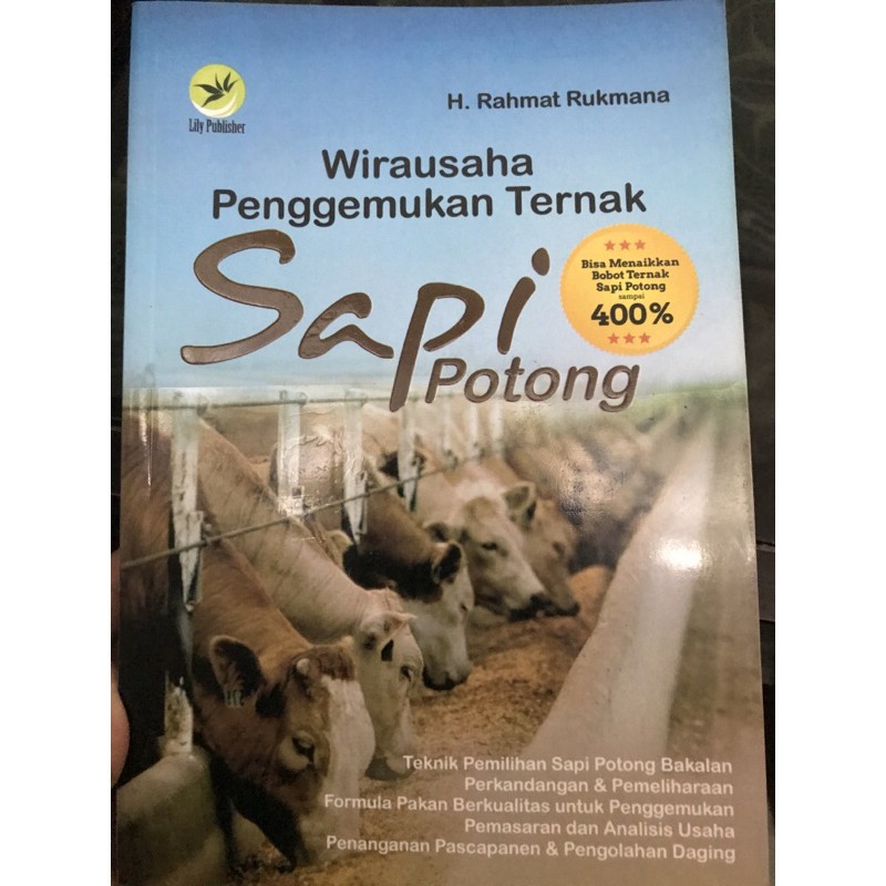 Jual WIRAUSAHA PENGGEMUKAN TERNAK SAPI POTONG | Shopee Indonesia