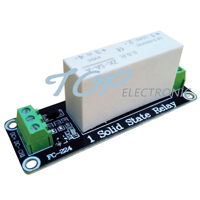 Jual 1-Channel SSR Solid State Relay low Trigger 5A DC-DC Arduino ...