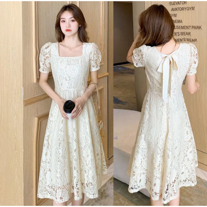 Jual [ MOCIIESHOP ] DRESS GAMEL BRUKAT / MC / DRESS / DRES KONDANGAN ...