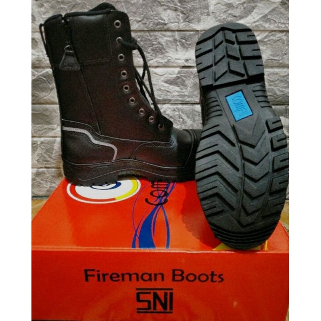 Jual Sepatu Pemadam Kebakaran Damkar Fireboot Comfy Magnum | Shopee ...