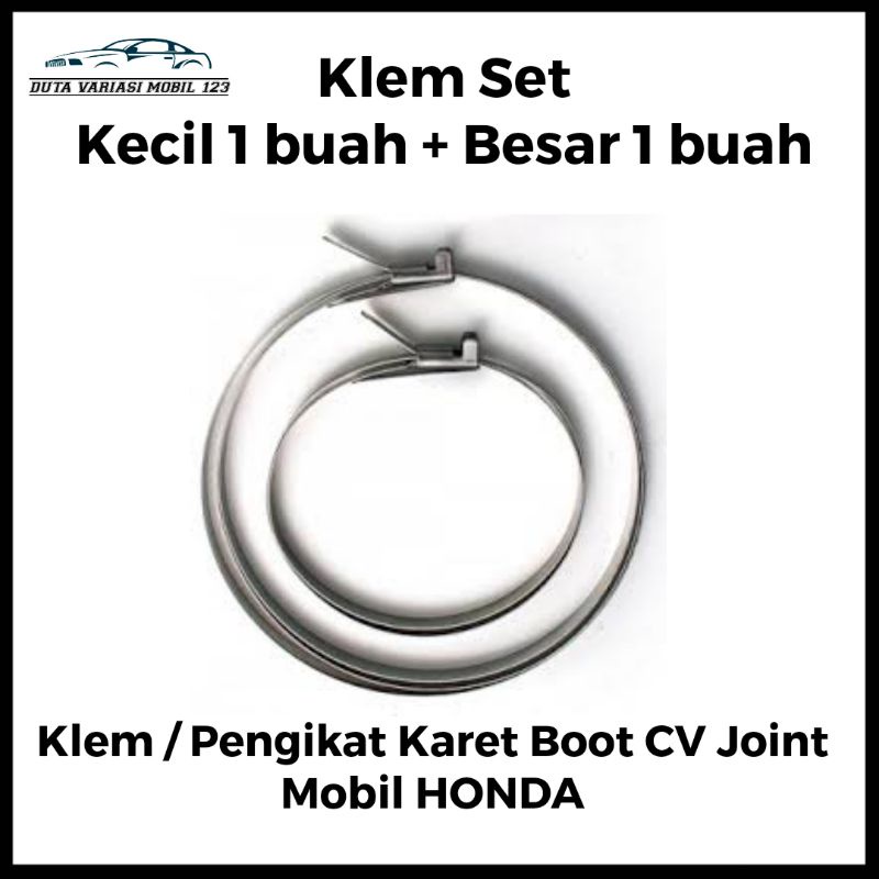 Jual Klem Karet Boot CV Joint Set Mobil Honda Besar+Kecil | Shopee ...