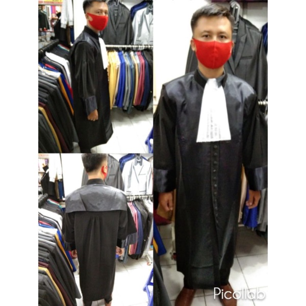Jual Toga ADVOKAT jas jubah pengacara Toga murah seragam advokat Baju ...