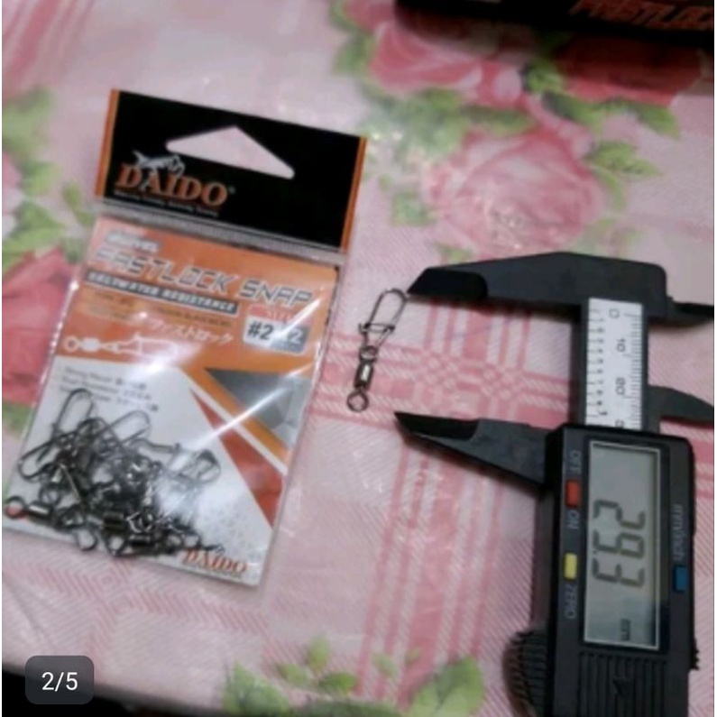 Jual peniti fast lock snap daido atau kirai pilihan fastlock 6 8 10 ...