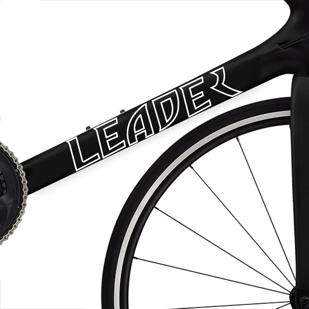 Jual Stiker Pack Sepeda Leader Old Logo Outline - Bicycle Decal Sticker ...
