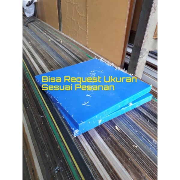 Jual MC Blue 15mm 25x25cm Sheet / Lembaran ( MC Nylon Biru ) PA 6G ...