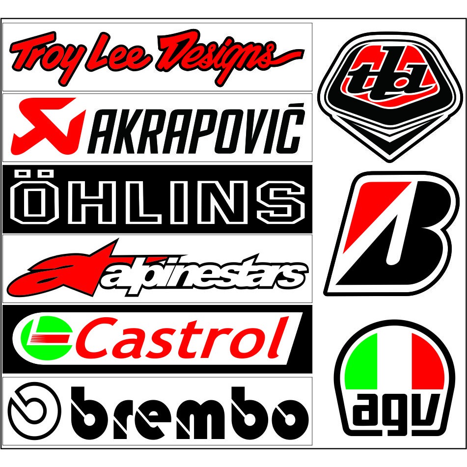 Jual STICKER LOGO SPONSOR STICKER VARIASI - LOGO-LOGO SPONSOR STICKER ...