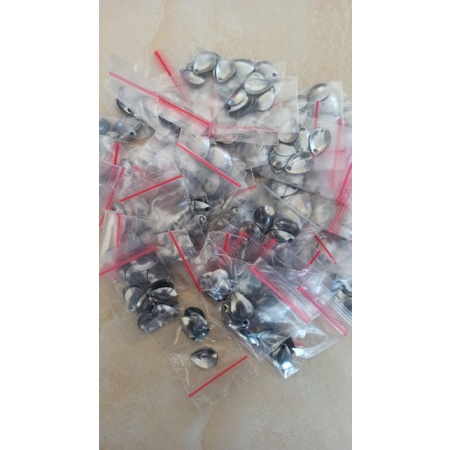 Jual Blade soft frog panjang 1,6 cm lebar 1,1 cm per 10 pcs | Shopee ...