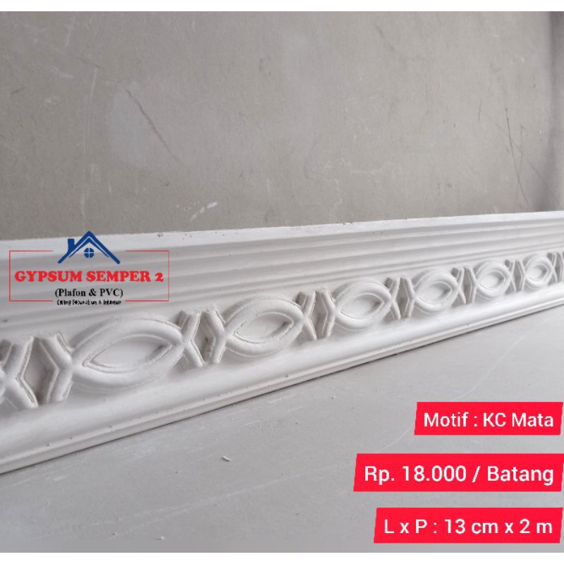 Jual Jabodetabek - List gypsum motif kacamata 13 cm / List profil ...