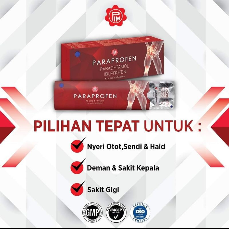 Jual Paraprofen PER STRIP isi 10 Nyeri Haid Otot sakit Gigi | Shopee ...