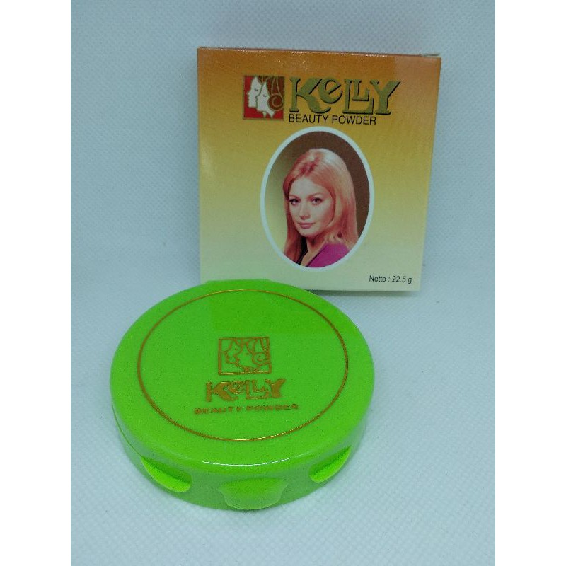 Jual [PER PCS] KELLY BEAUTY POWDER 22,5 GRAM KUNING LANGSAT / BEDAK ...