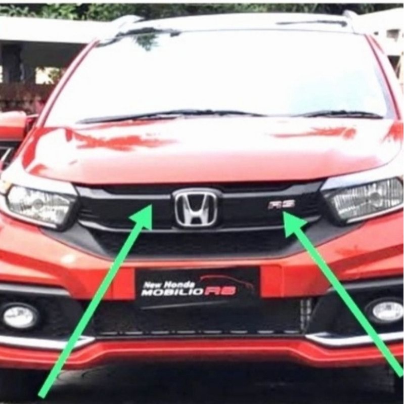 Jual list grill honda mobilio RS facelift 2017-2021 hitam glosy ...