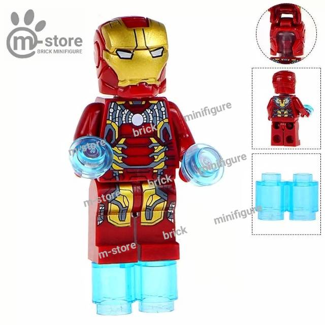 Jual brick iron man ironman hulkbuster ultron edition mini toy figure ...