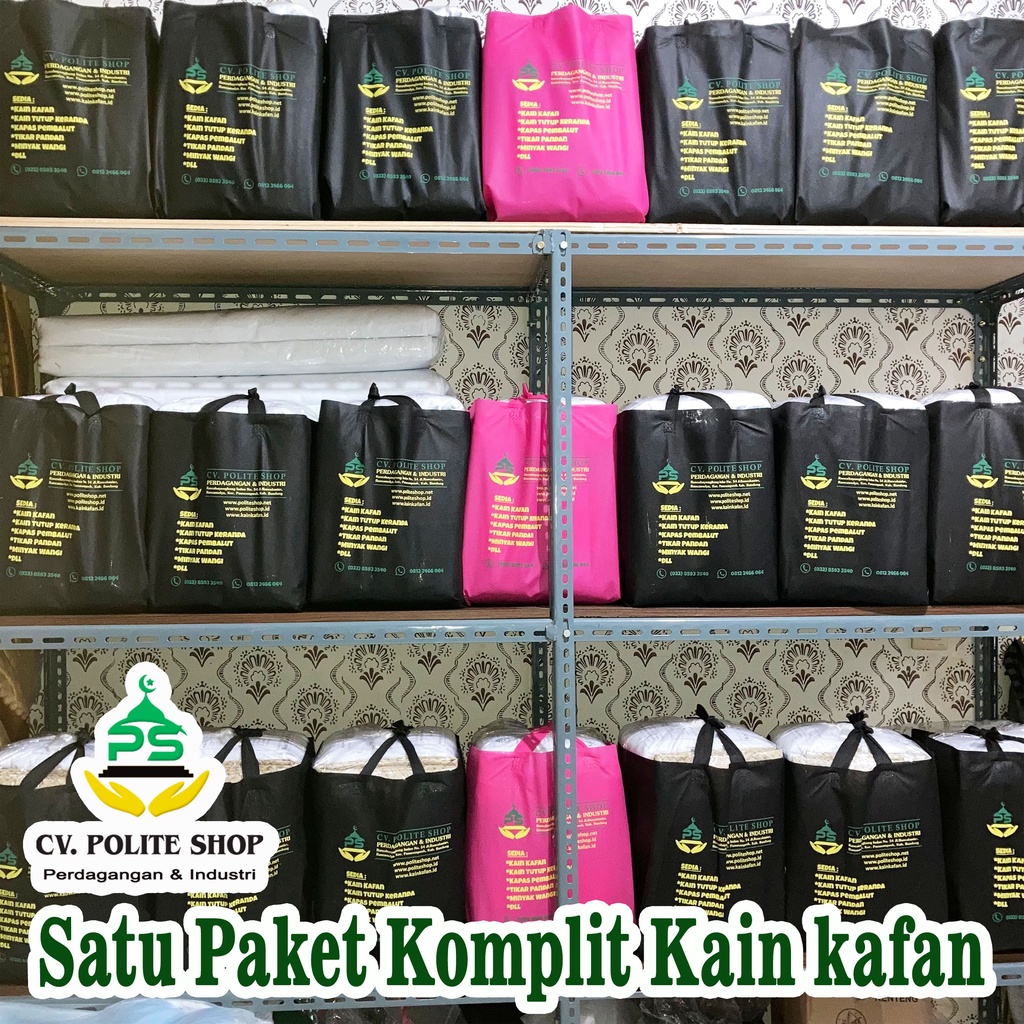 Jual Paket kain kafan komplit Lebar 150cm untuk jenazah pria dan wanita ...