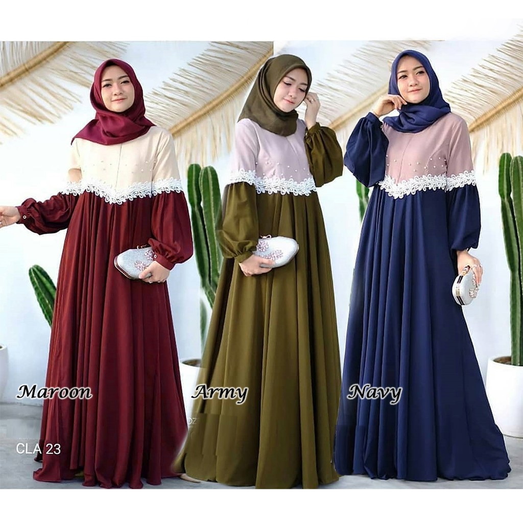 Jual Gamis modis modern CLARISSA MAXY | Shopee Indonesia