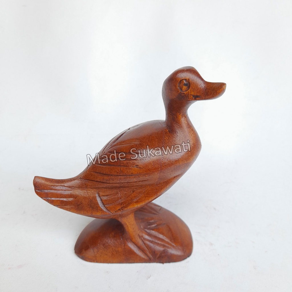 Jual Patung Bebek kayu berdiri Kerajinan hiasan dekorasi handmade Bali ...