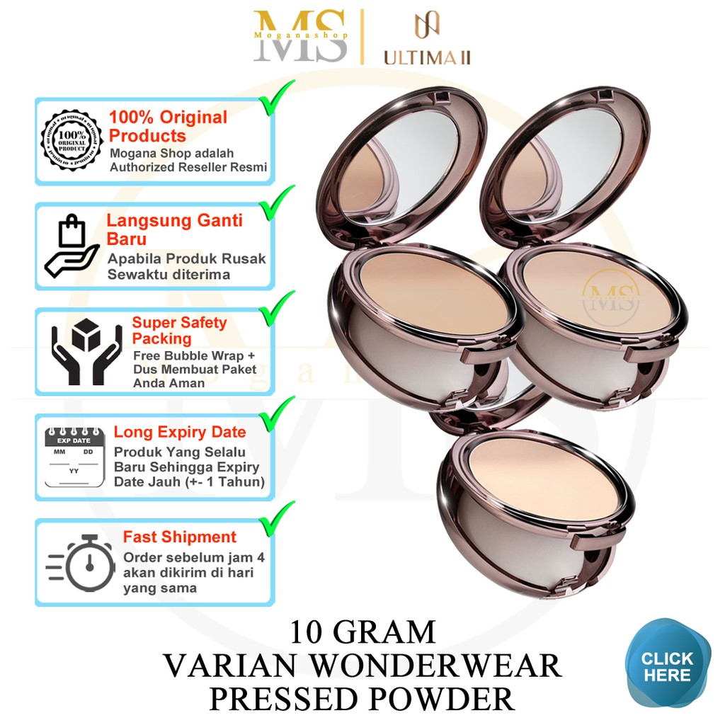 Jual Ultima II Wonderwear Pressed Powder - Bedak Padat Ultima untuk ...