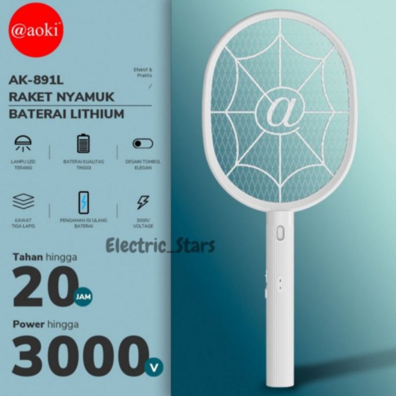 Jual RAKET NYAMUK AOKI BATTERY LITHIUM CAS BATERAI LEPAS @aoki AK-891L ...