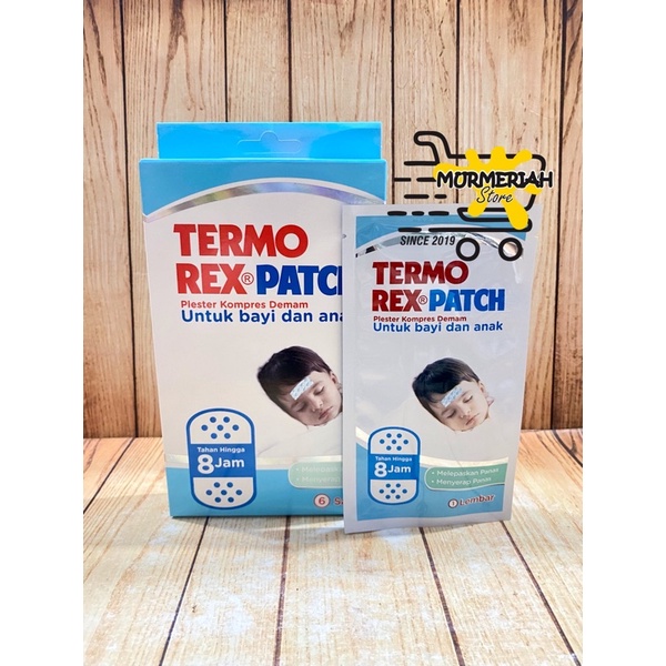 Jual TERMOREX PATCH PERSACHET 1 Lembar||Plester Kompres Demam Bayi ...