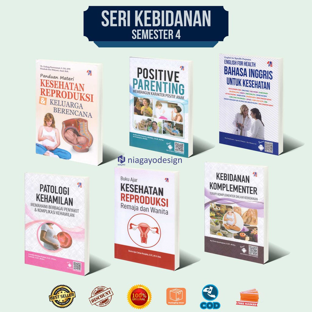 Jual Buku Keperawatan Kebidanan : Panduan Materi Kesehatan Reproduksi dan KB / Kebidanan ...