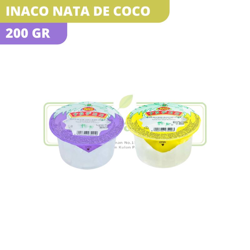 Jual INACO NATA DE COCO CUP 200 GR | Shopee Indonesia