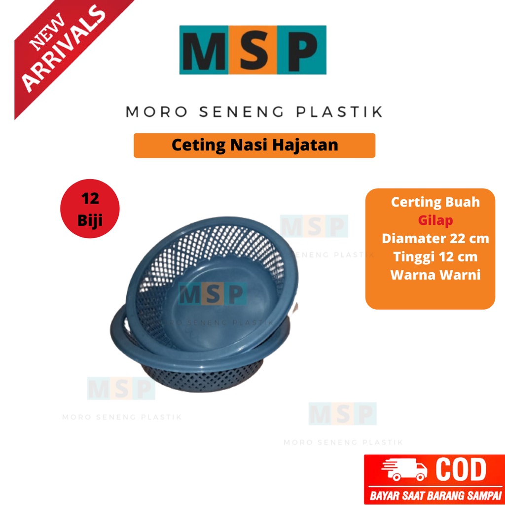 Jual Ceting Nasi Plastik Wakul Nasi Hajatan Waskom Plastik [Waskom Buah ...