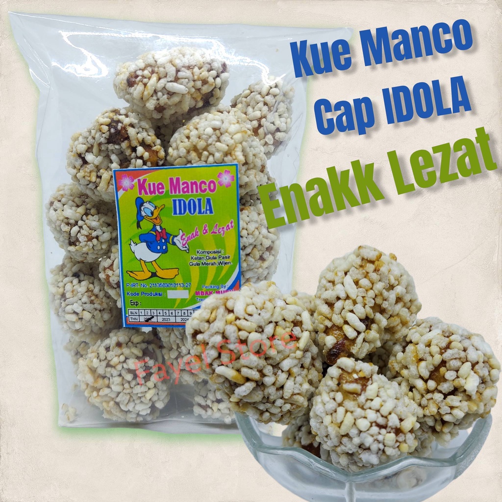 Jual Kue Manco Idola kue kering camilan makanan instan | Shopee Indonesia