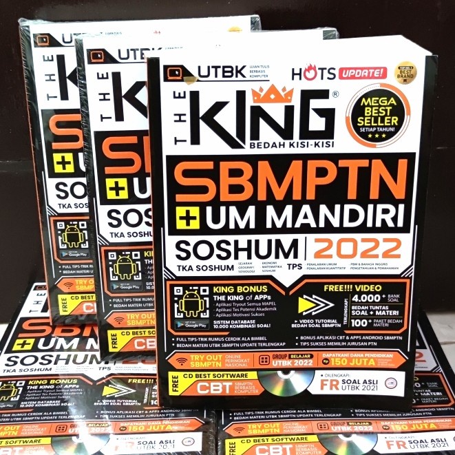 Jual READY BUKU THE KING SBMPTN SOSHUM + UM MANDIRI TPS 2022-2023 (PLUS BONUS) | Shopee Indonesia
