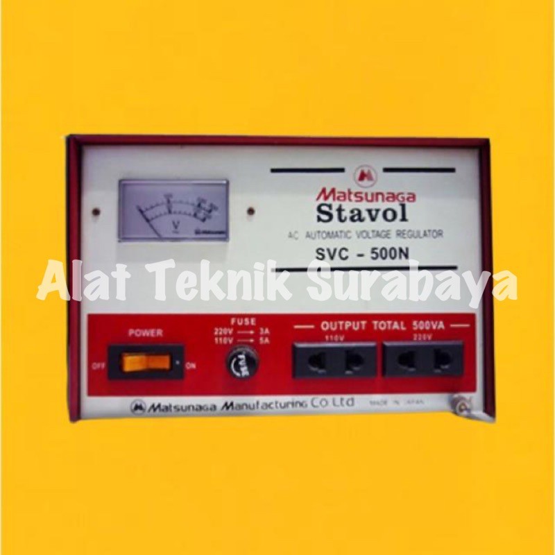 Jual STABILIZER VOLTASE MATSUNAGA 1000 W WATT VA VOLT AMPERE STAVOL STAVOLT SVC | Shopee Indonesia