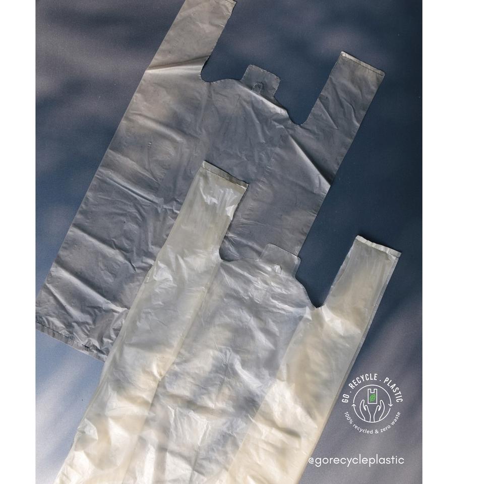 Jual [PRODUK CIR] Kantong Plastik Natural Recycle/ Daur Ulang 1KG ...