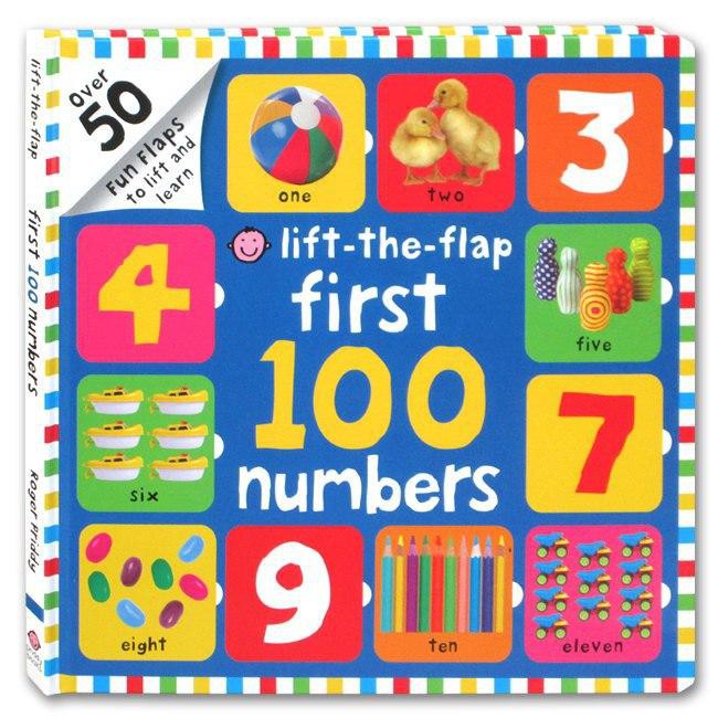 Jual (WP) Lift-the-Flap First 100 Numbers Board Book (over 50 Fun Flaps ...