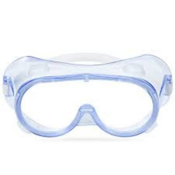 Jual SAFETY GOGGLE PVC FRAME WITH CLEAR PC ANTI FOG LENS | Shopee Indonesia