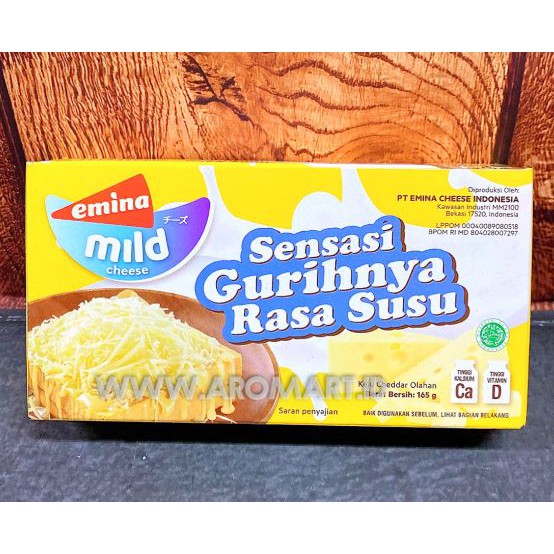 Jual Emina Cheese Keju Cheddar Olahan - 165g | Shopee Indonesia
