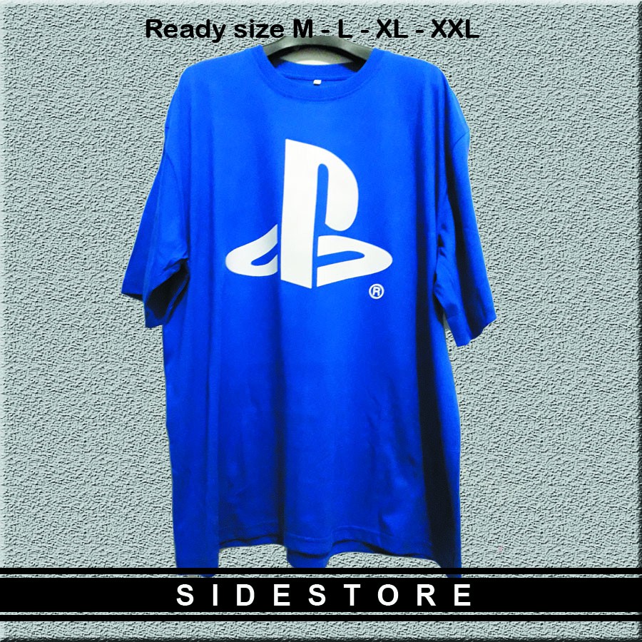 Jual KAOS GAMING - PLAYSTATION - LOGO PS | Shopee Indonesia